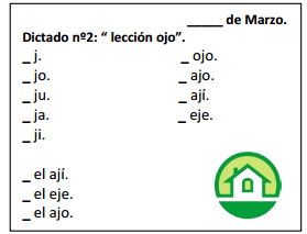 Preparación de dictados en la casa | Educando Juntos